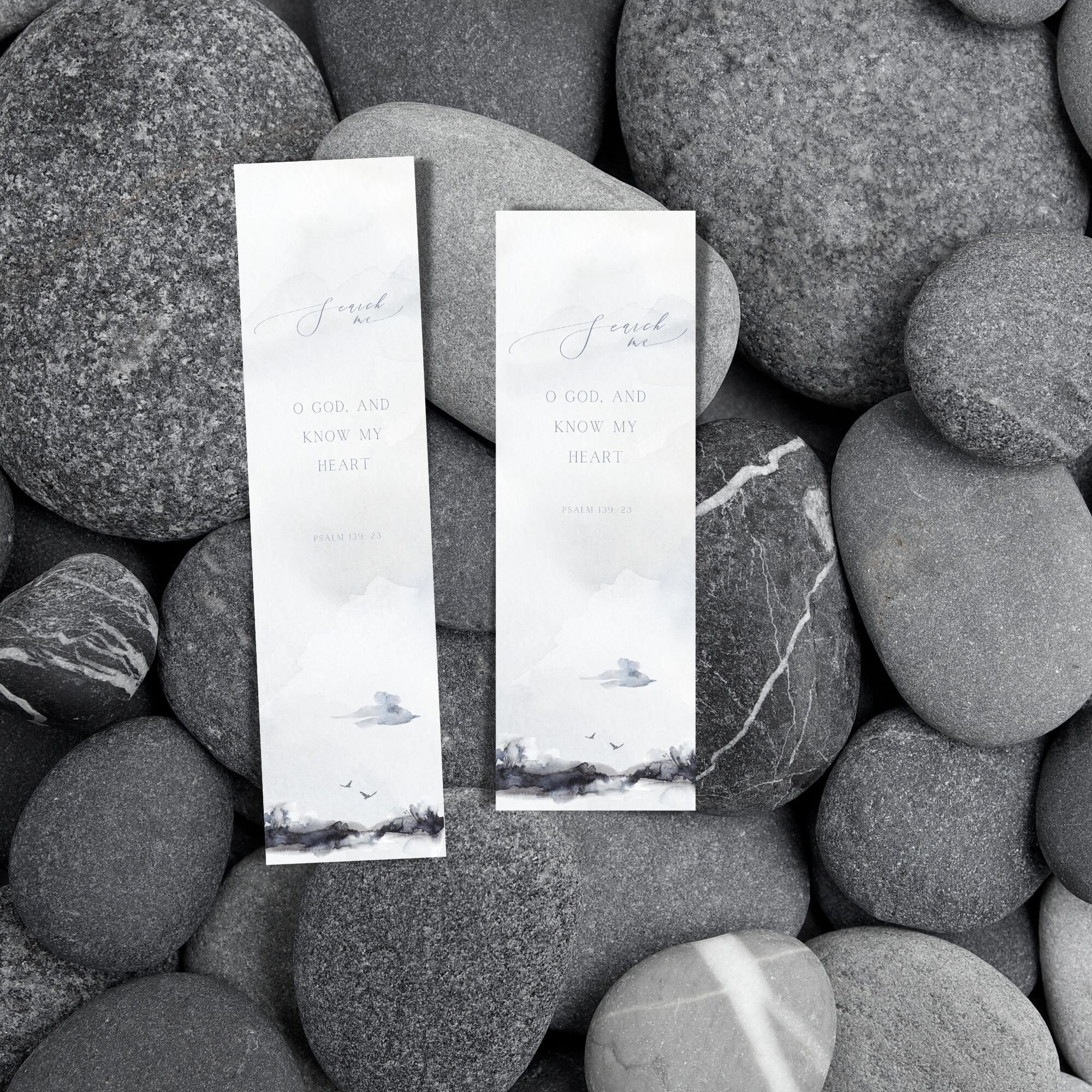 Bible Printable Bookmark Set Template Instant Digital Download for ...