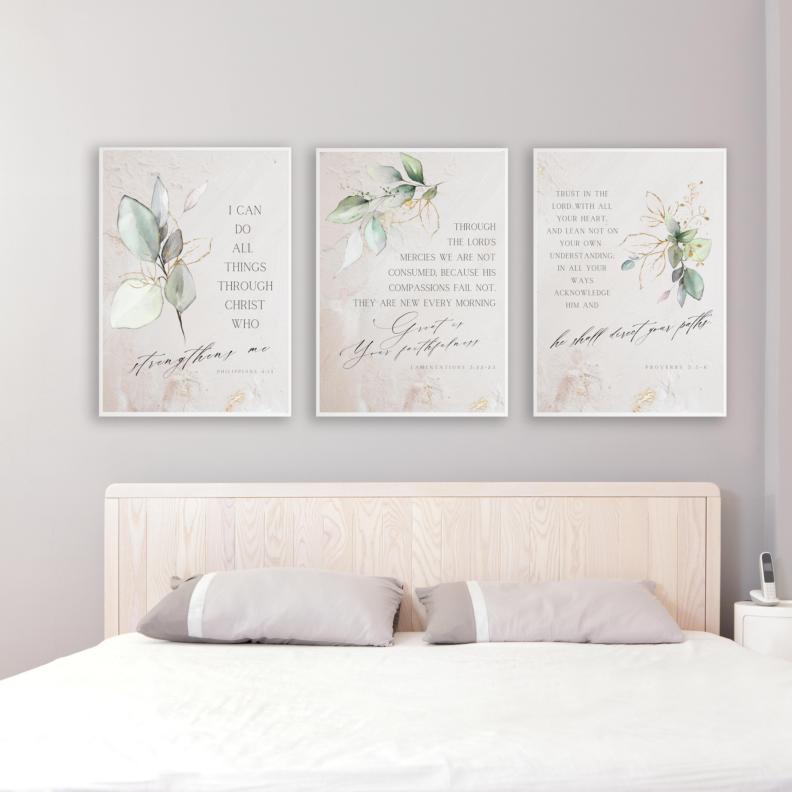 3 Printable Bible Wall Art Designs Printable Art Christian Home Decor ...