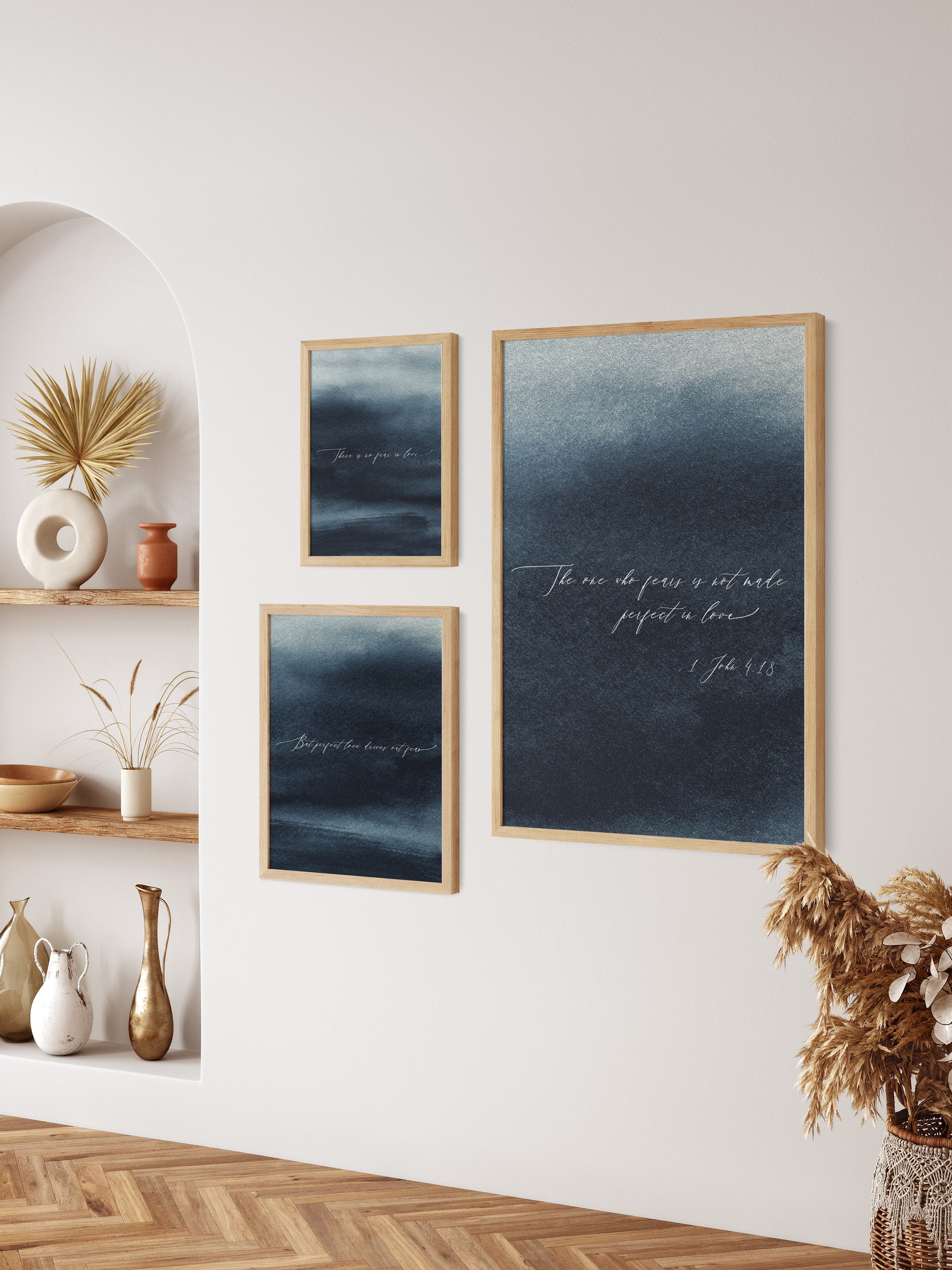 3 Printable Bible Wall Art Designs Scripture Wall Decor Christian Home ...