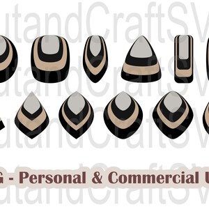 Layered Earring Svg Template Bundle No Holes - Etsy