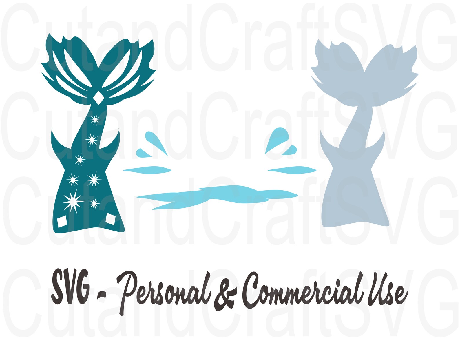 Mermaid Svg Mermaid Tail Svg - Etsy