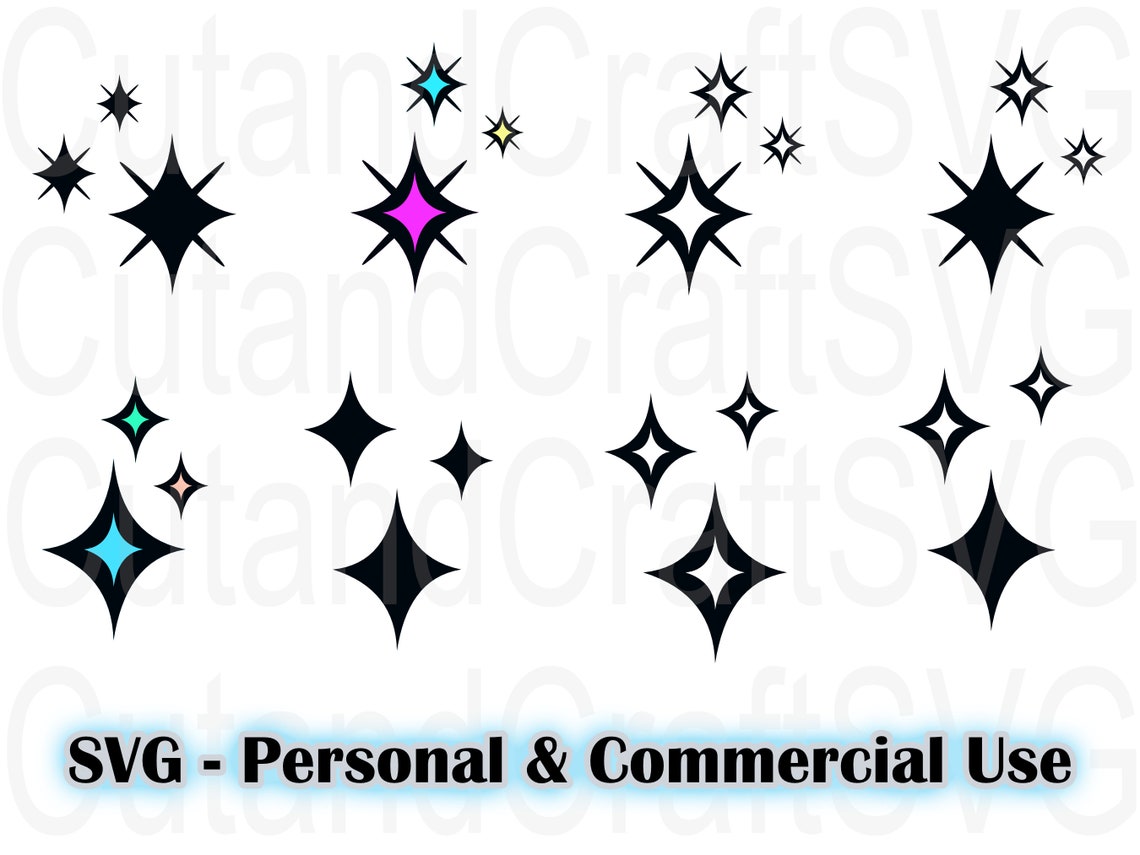 Twinkle Stars SVG Bundle - Etsy