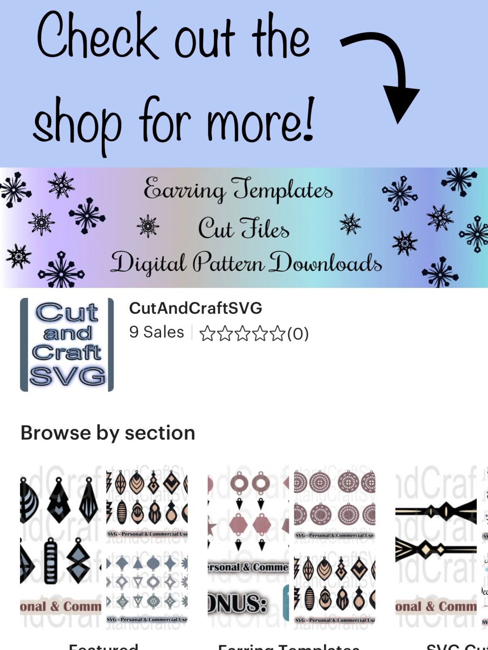 Layered Earring Svg Template Bundle No Holes | Etsy
