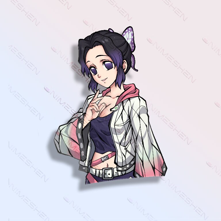 Anime Sticker Waifu Decal Sticker - Etsy