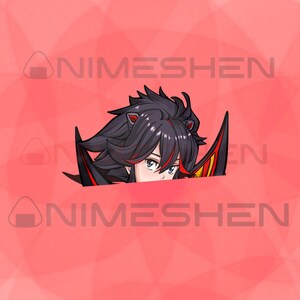 Waifu Anime Decal Sticker - Scissor Blade Anime - Anime Car Decal - Etsy