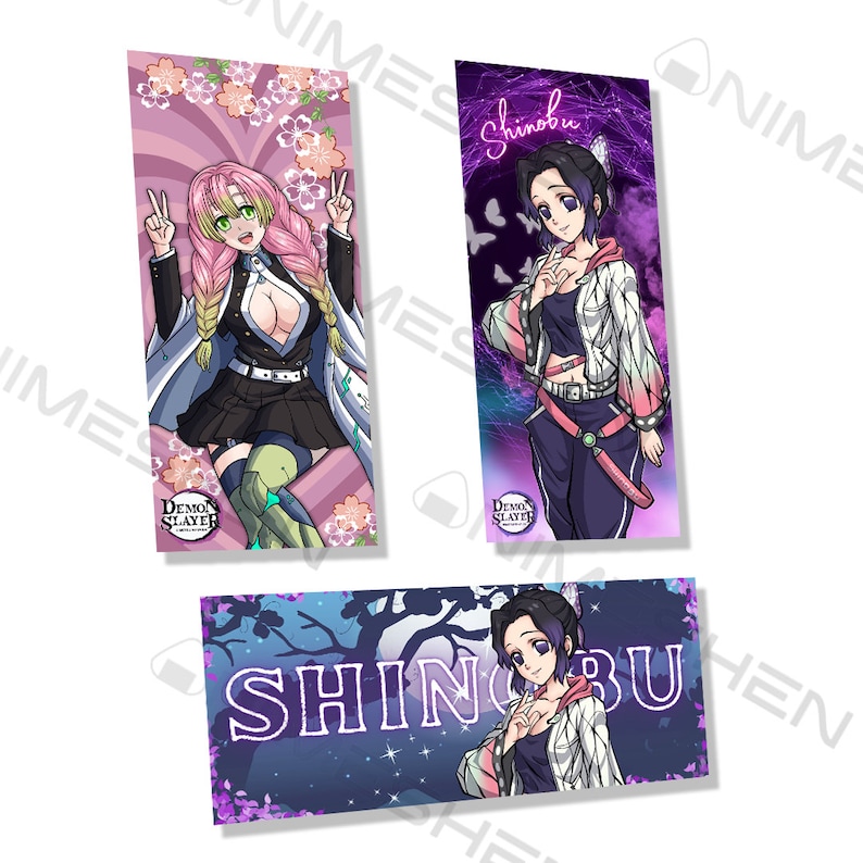 Anime Waifu Sticker Waifu Decal Sticker Hashira Anime Decal - Etsy