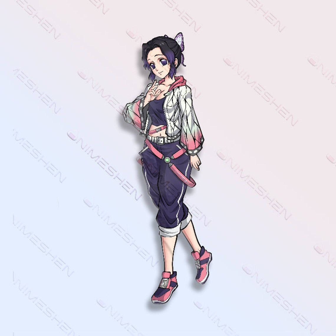 Anime Sticker Waifu Decal Sticker - Etsy