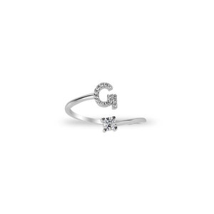 INITIAL RING G - Etsy