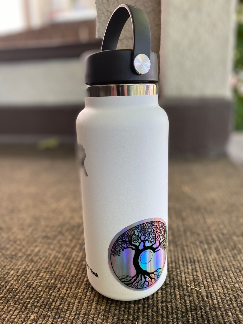 3x3 Holographic Tree of Life Sticker - Etsy