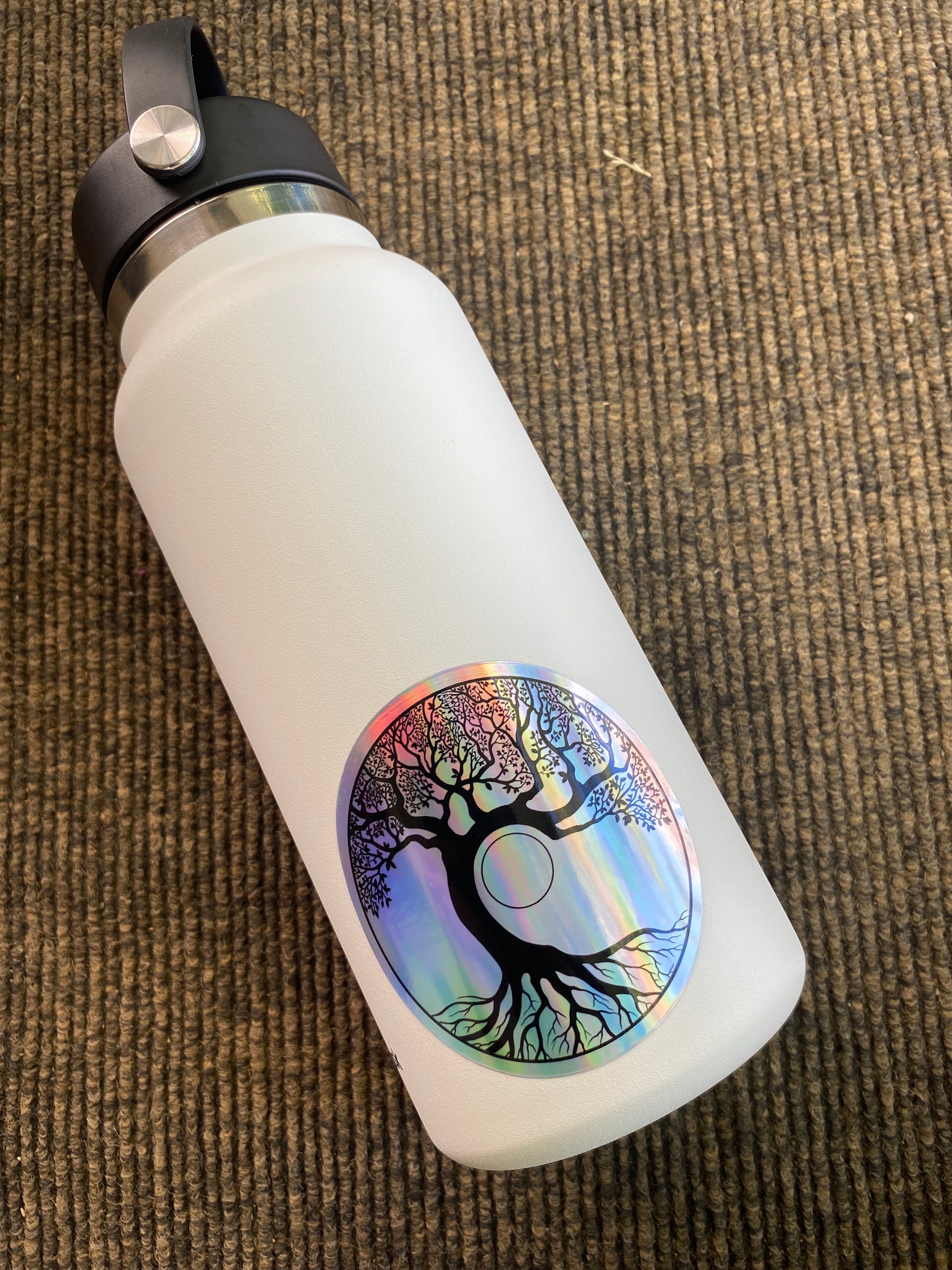 3x3 Holographic Tree of Life Sticker - Etsy