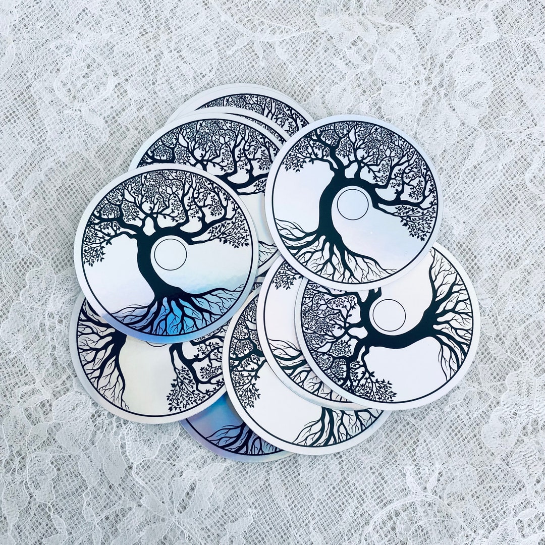 3x3 Holographic Tree of Life Sticker - Etsy