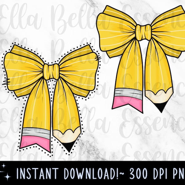 Pencil Bow - Etsy