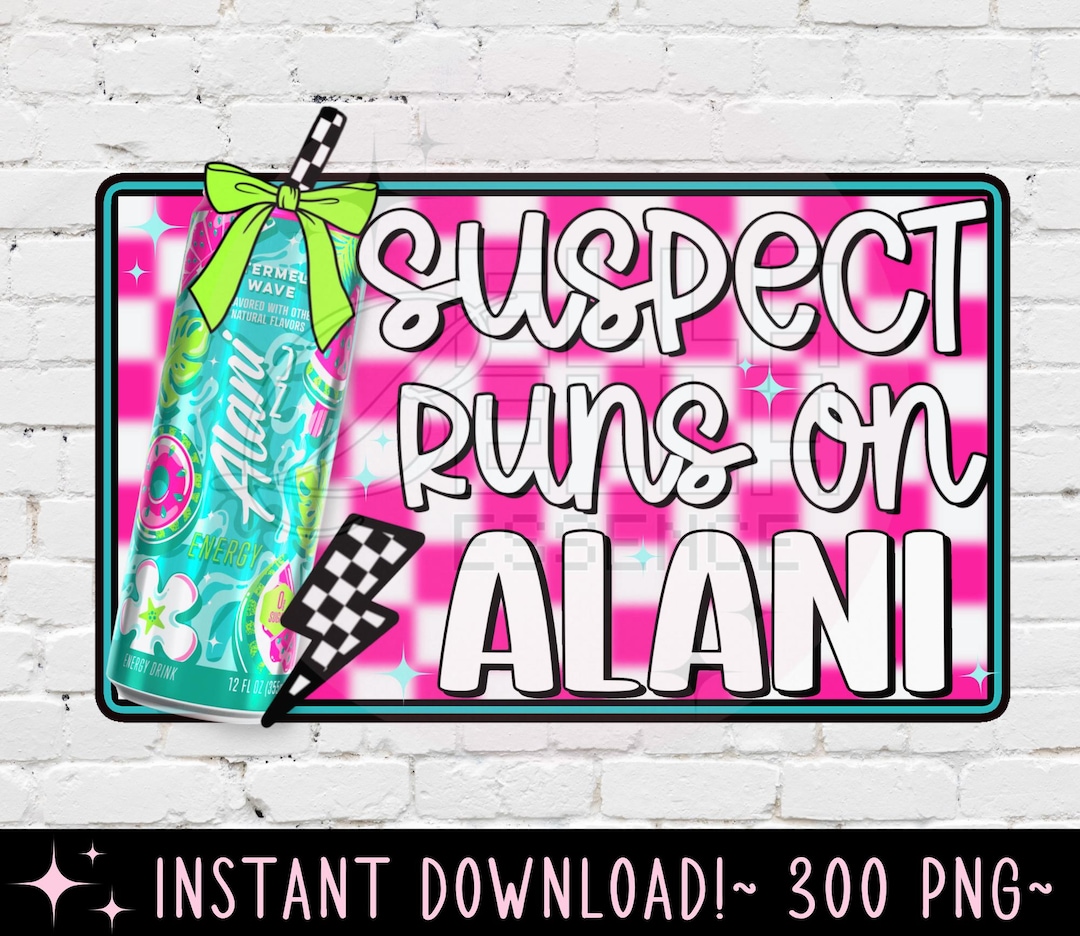 Suspect Runs on Alani Png, Alani Summer Energy Drink Girl Png, Cute ...