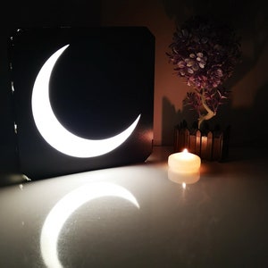 Moon Illuminated Decoration Laser Cut Files - Etsy