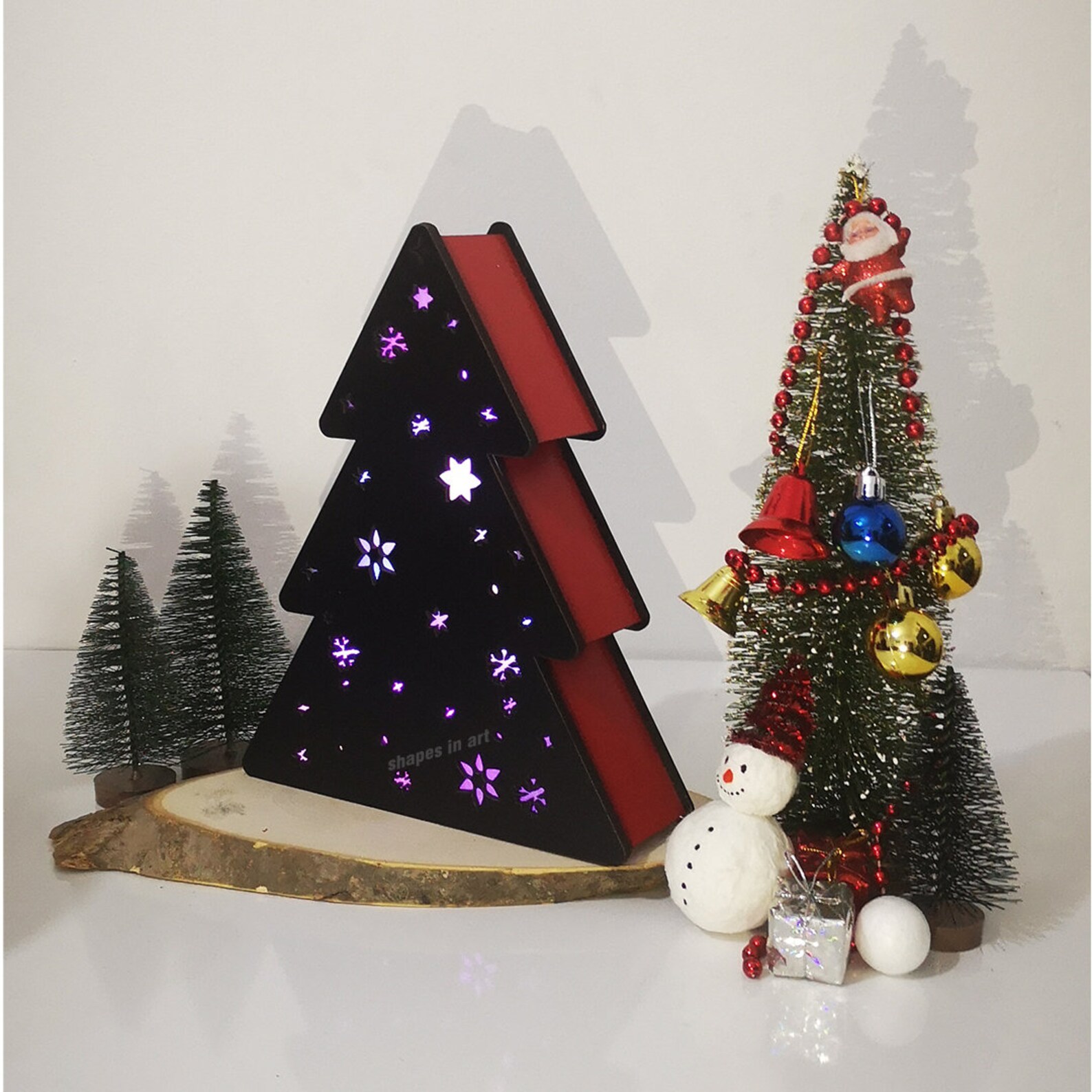 Christmas Tree Laser Cut Cnc Files DXF Svg CDR Pdf AI - Etsy