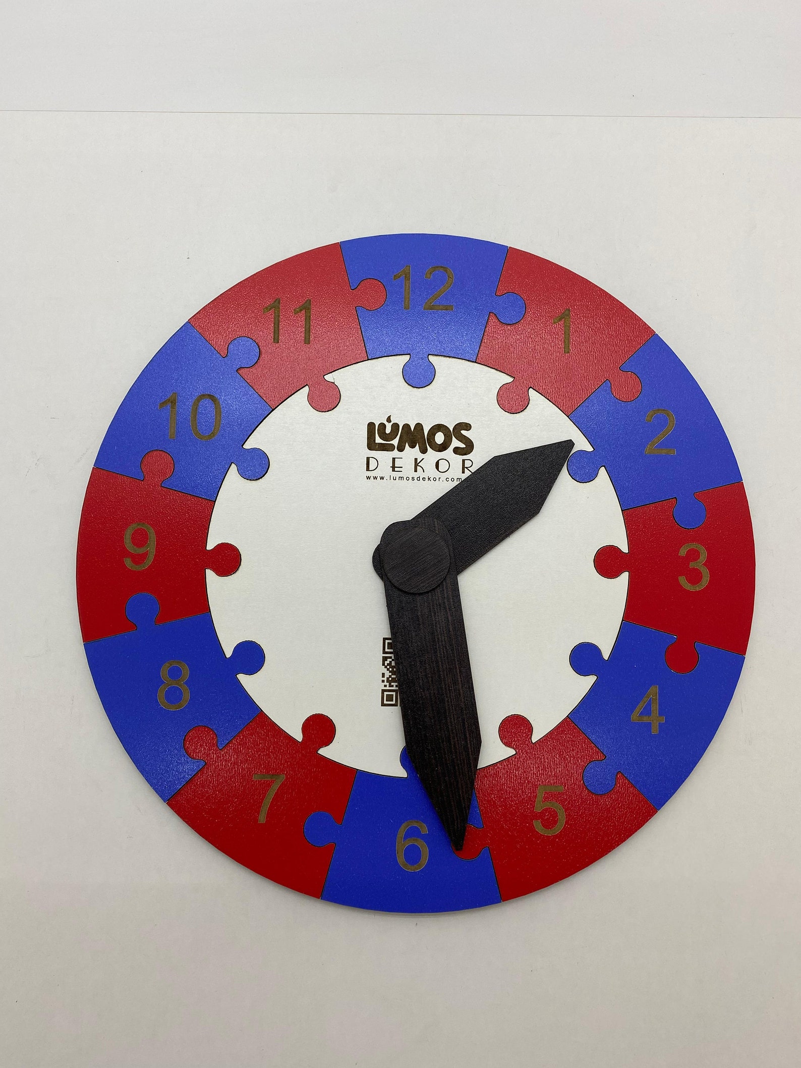 Colorful Circle Clock Puzzle Dxf, Cdr, Pdf, AI, Dwg, Svg, Plt Digital Download - Etsy