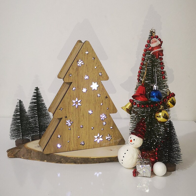 Christmas Tree Laser Cut Cnc Files DXF Svg CDR Pdf AI - Etsy