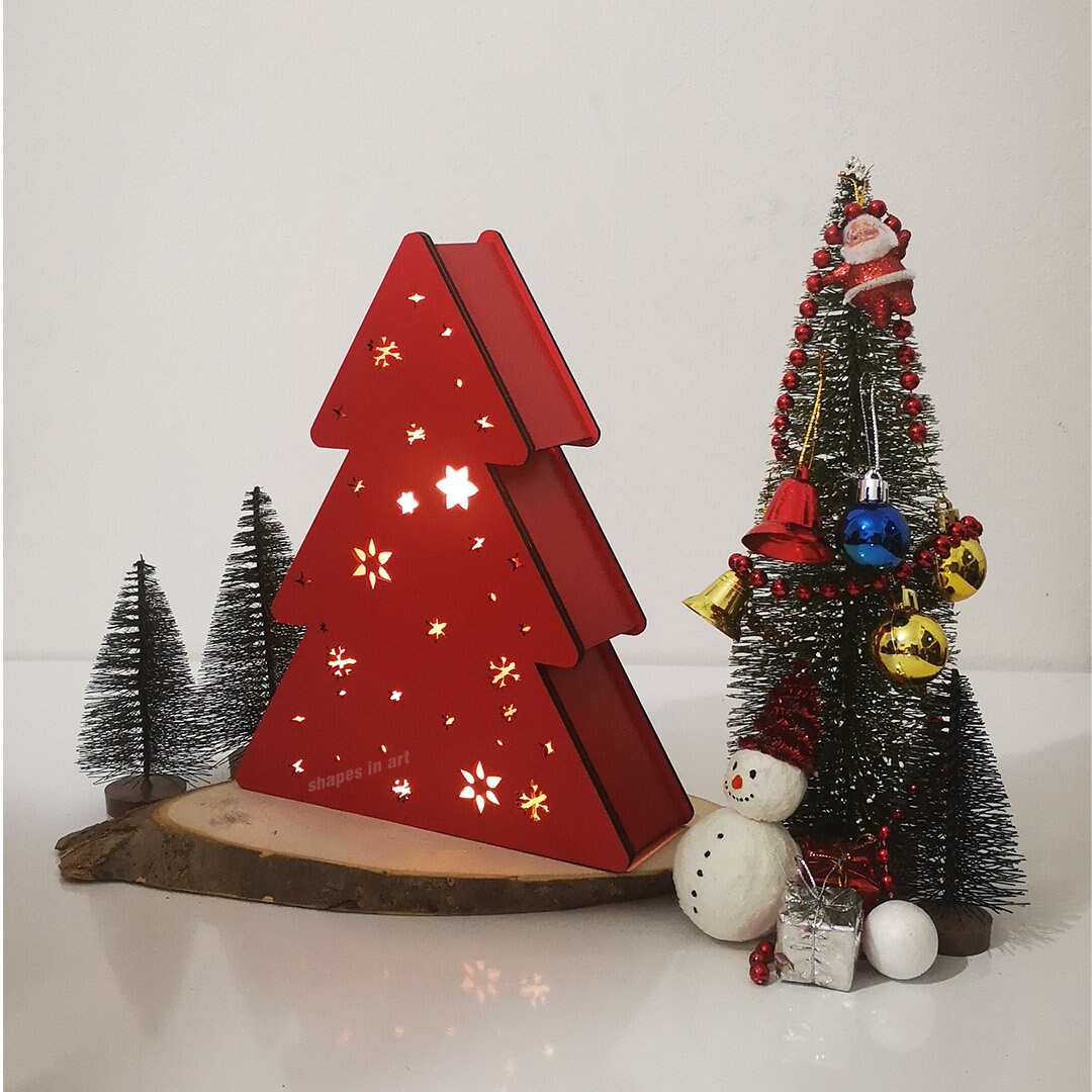 Christmas Tree Laser Cut Cnc Files DXF Svg CDR Pdf AI - Etsy