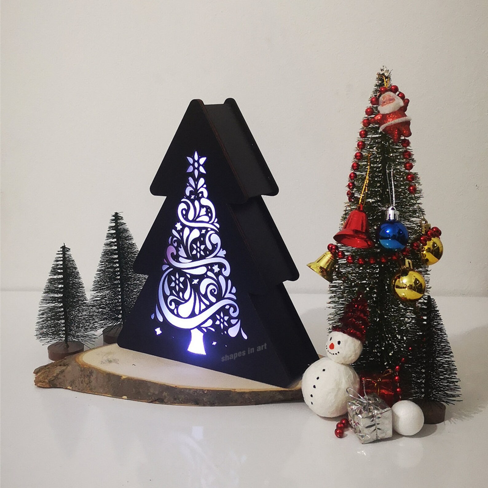 Christmas Tree Laser Cut Cnc Files DXF Svg CDR Pdf AI - Etsy