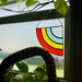 Rainbow Stained Glass Window Decoration Handmade - Etsy