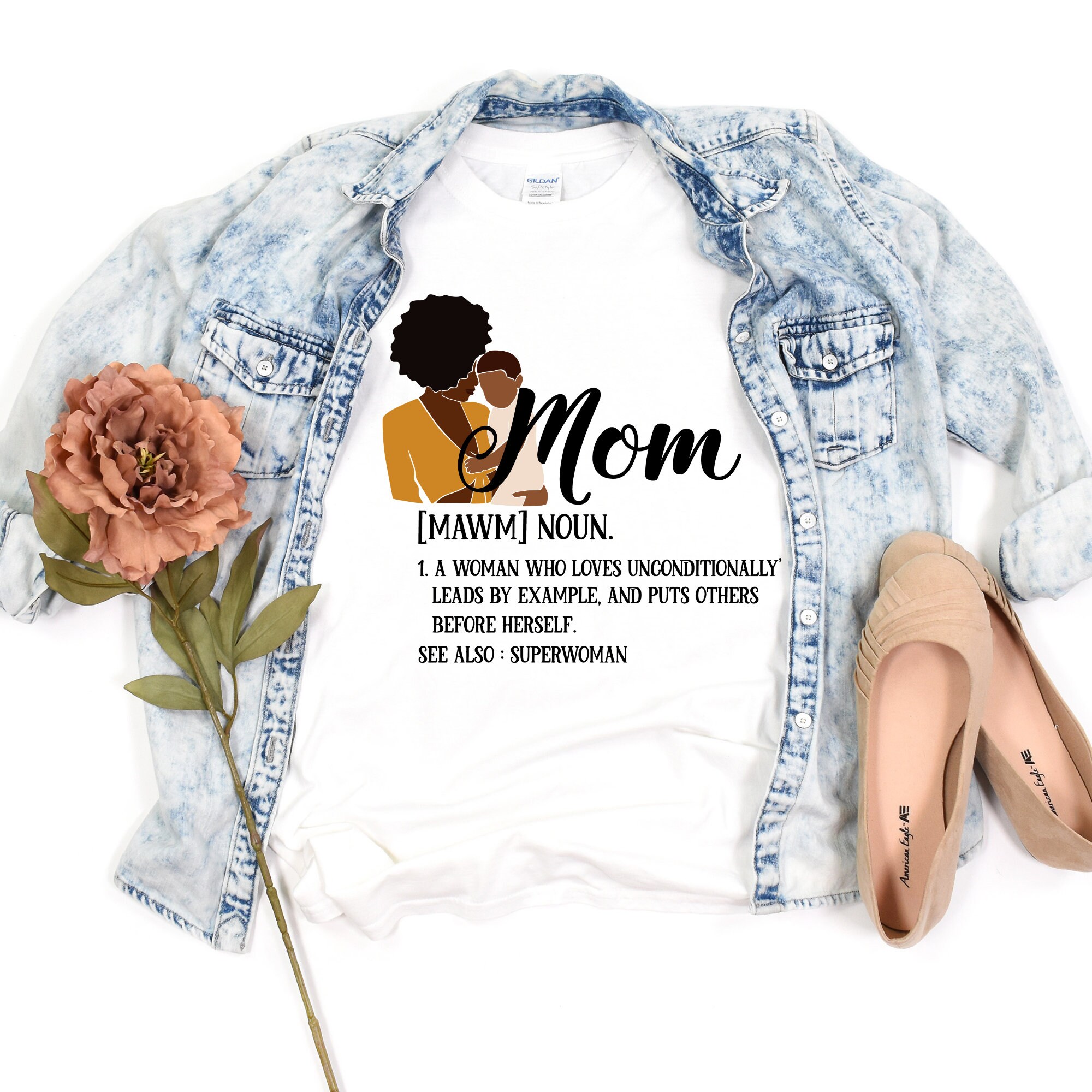Black Mom Definition, PNG and SVG, Vector, Sublimation,digital Download ...