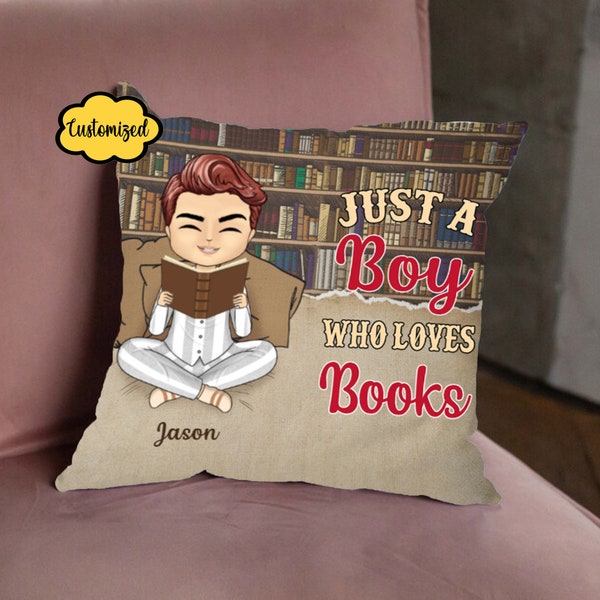 Boy Reading - Etsy