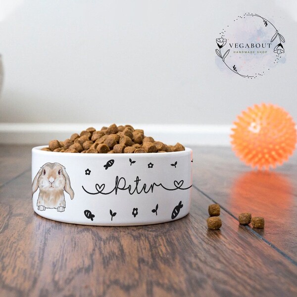 Ceramic Rabbit Bowl - Etsy