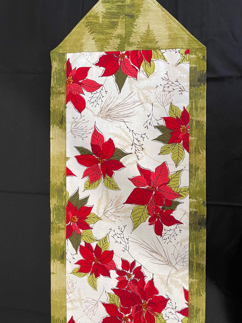 Poinsettia Table Runner - Etsy