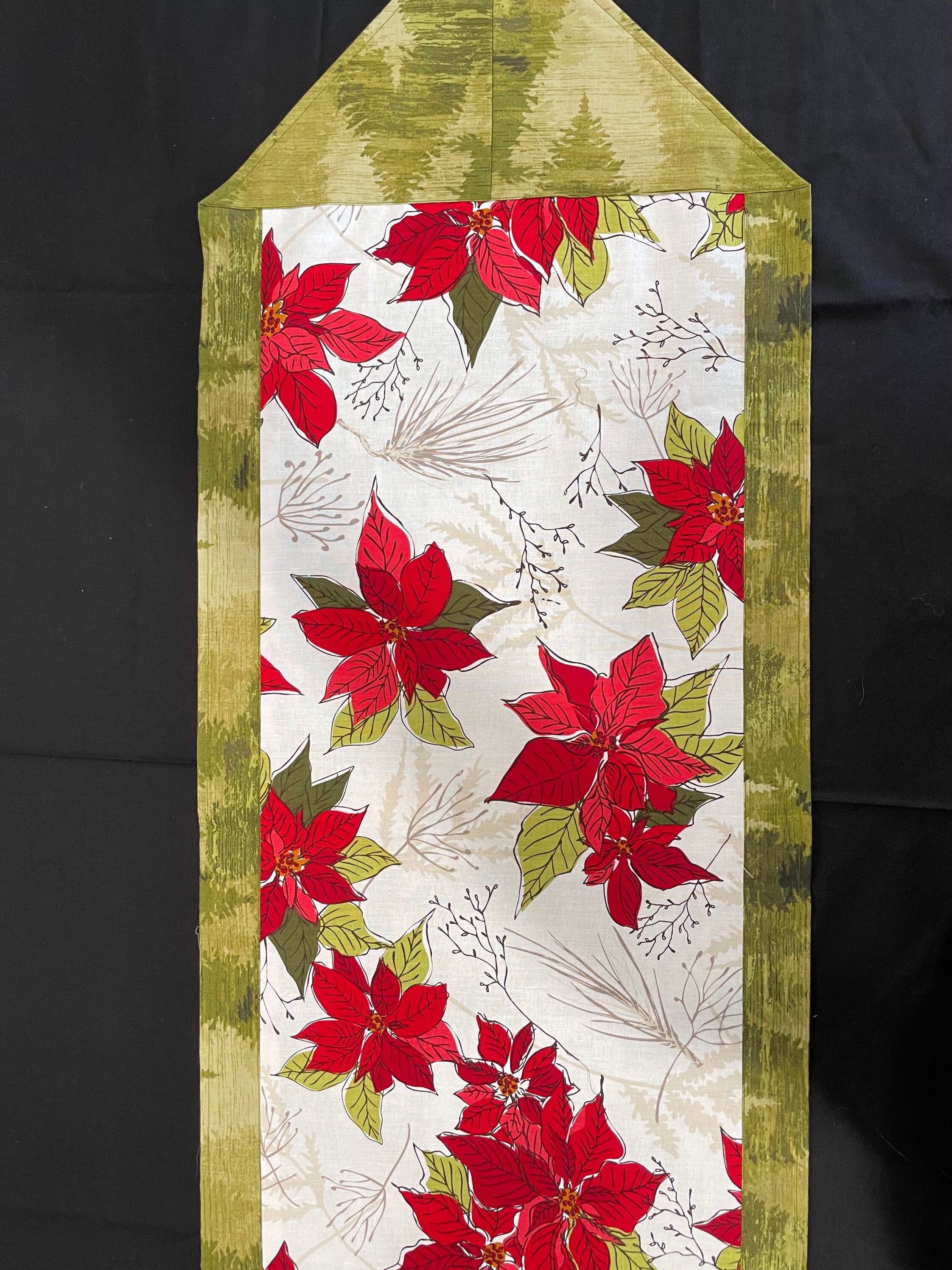 Poinsettia Table Runner - Etsy