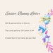 Easter Bunny Letter Editable Printable Easter Gift Official Letter From ...