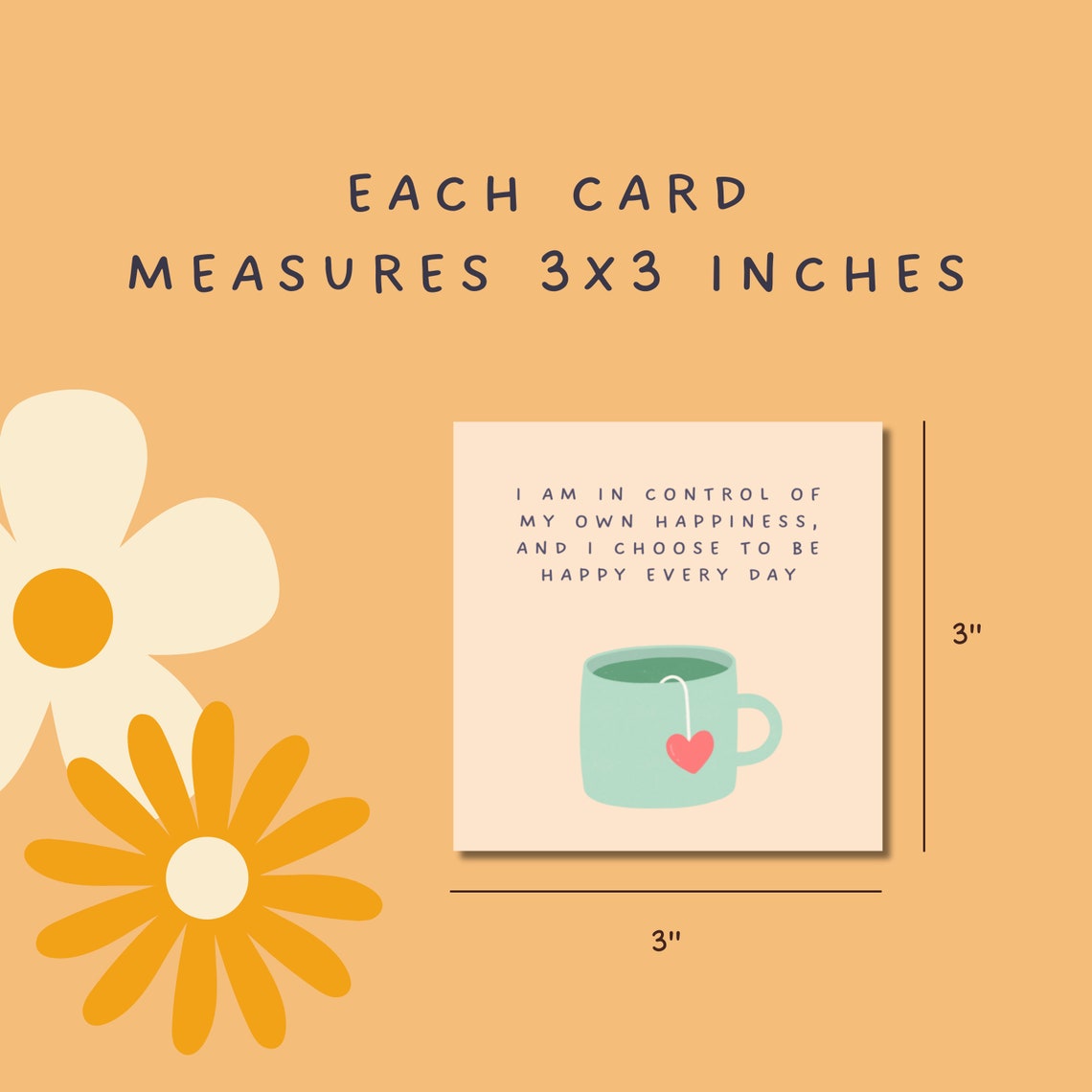 Positivi-tea Affirmation Cards: 30 Daily Printable Quotes (digital ...