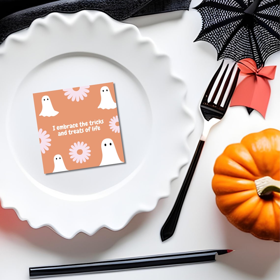 Halloween Affirmation Cards Printable Card Deck 30 Daily Positive ...