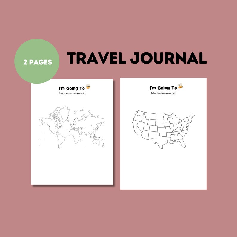 Kids Travel Games | Printable Kids Travel Activity | Kids Activity Pack ...