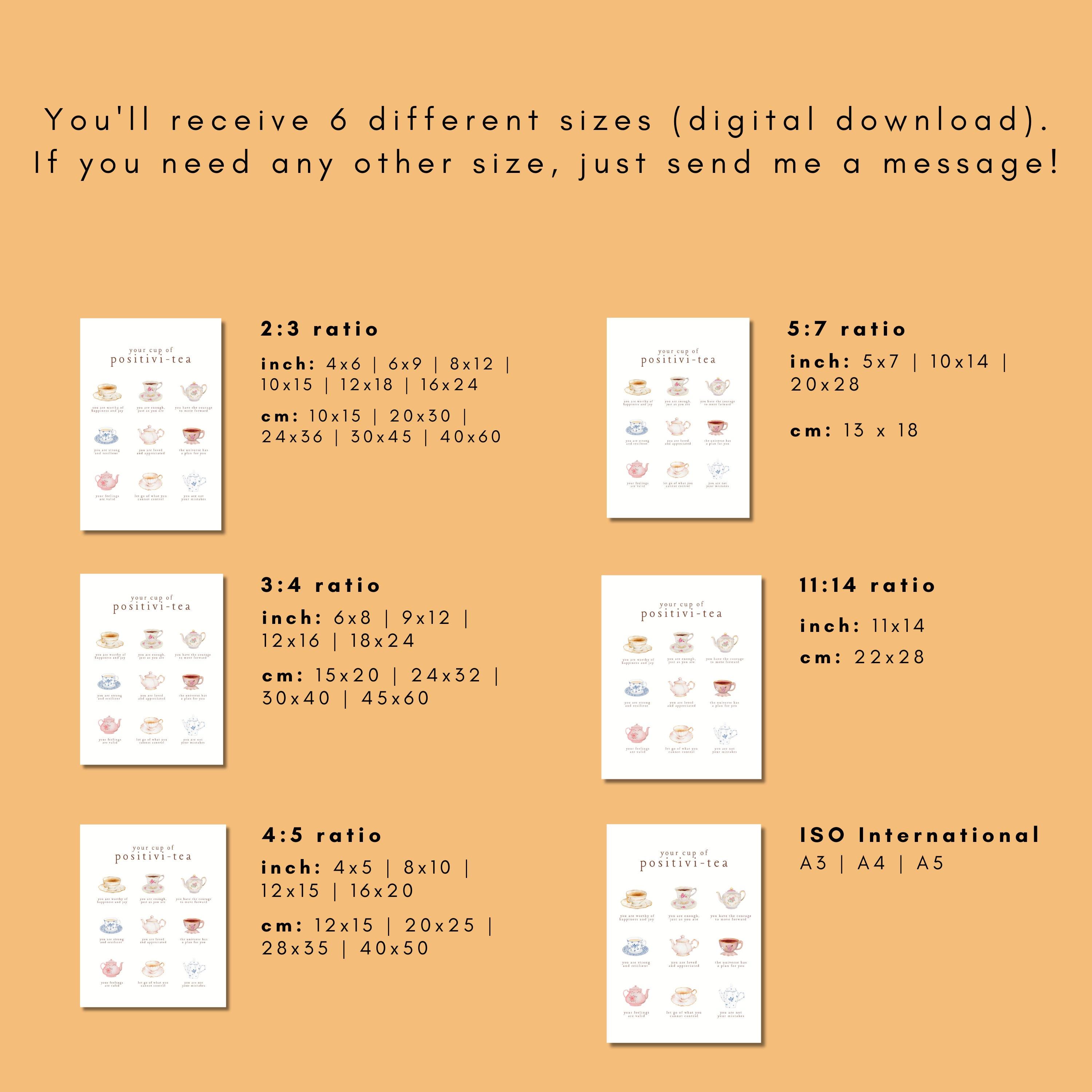 Positivi-tea Poster | Printable Wall Art | Positivi-tea Art ...