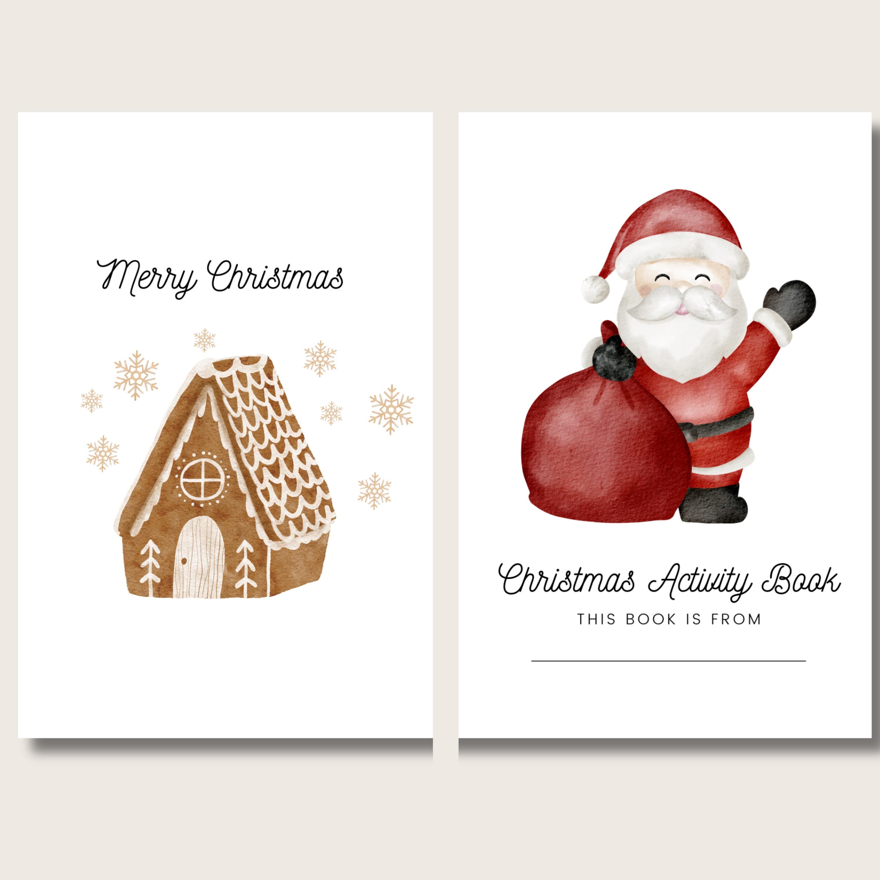 Printable Christmas Activity Book for Kids | Holiday Activity Pack ...
