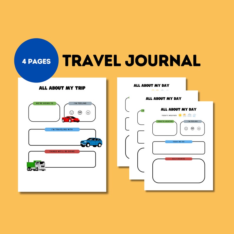 Kids Travel Games | Printable Kids Travel Activity | Kids Activity Pack ...