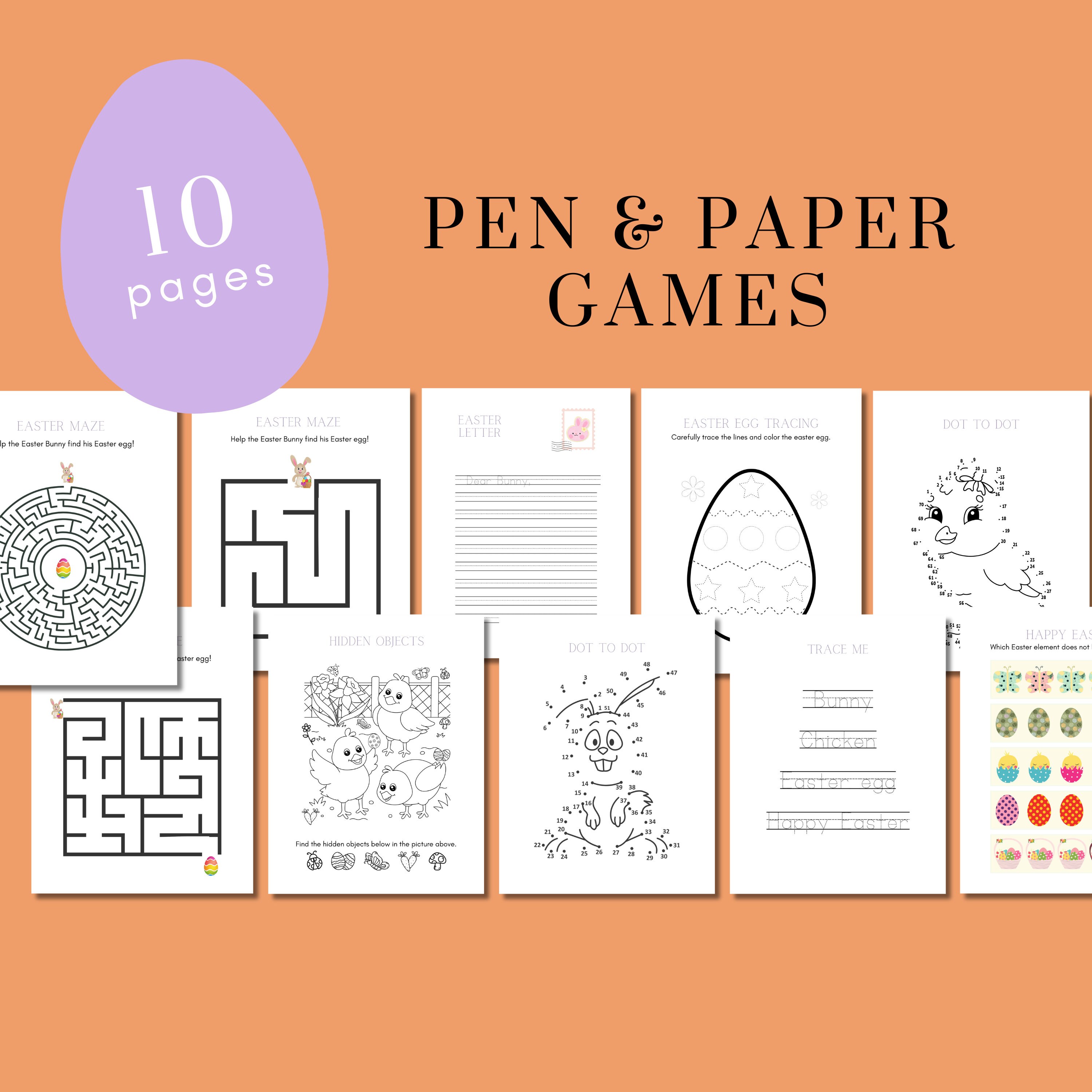 Easter Activity Book Easter Activity Pack Printable Activity Book ...