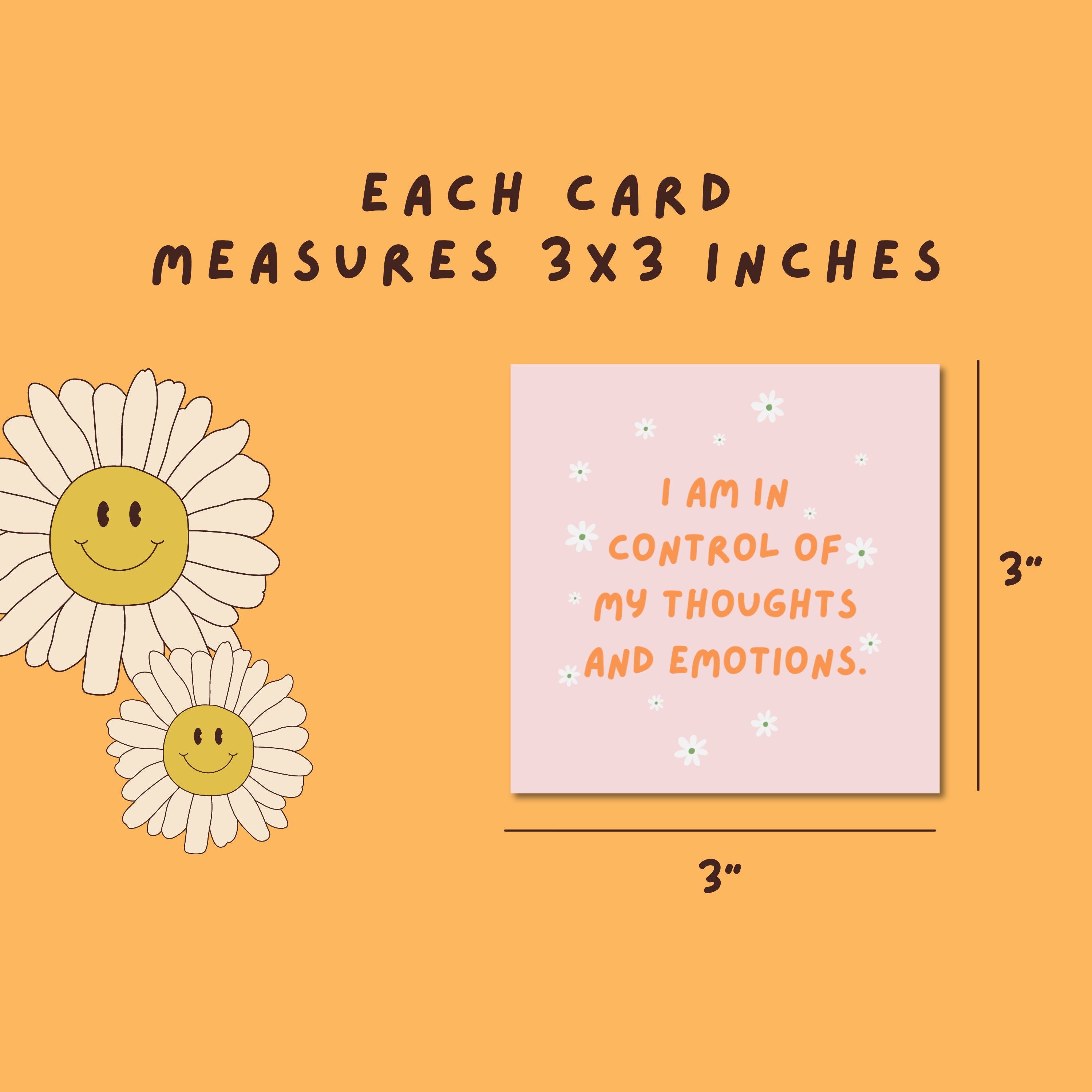 Positive Affirmation Cards Printable Card Deck 30 Daily Positive ...