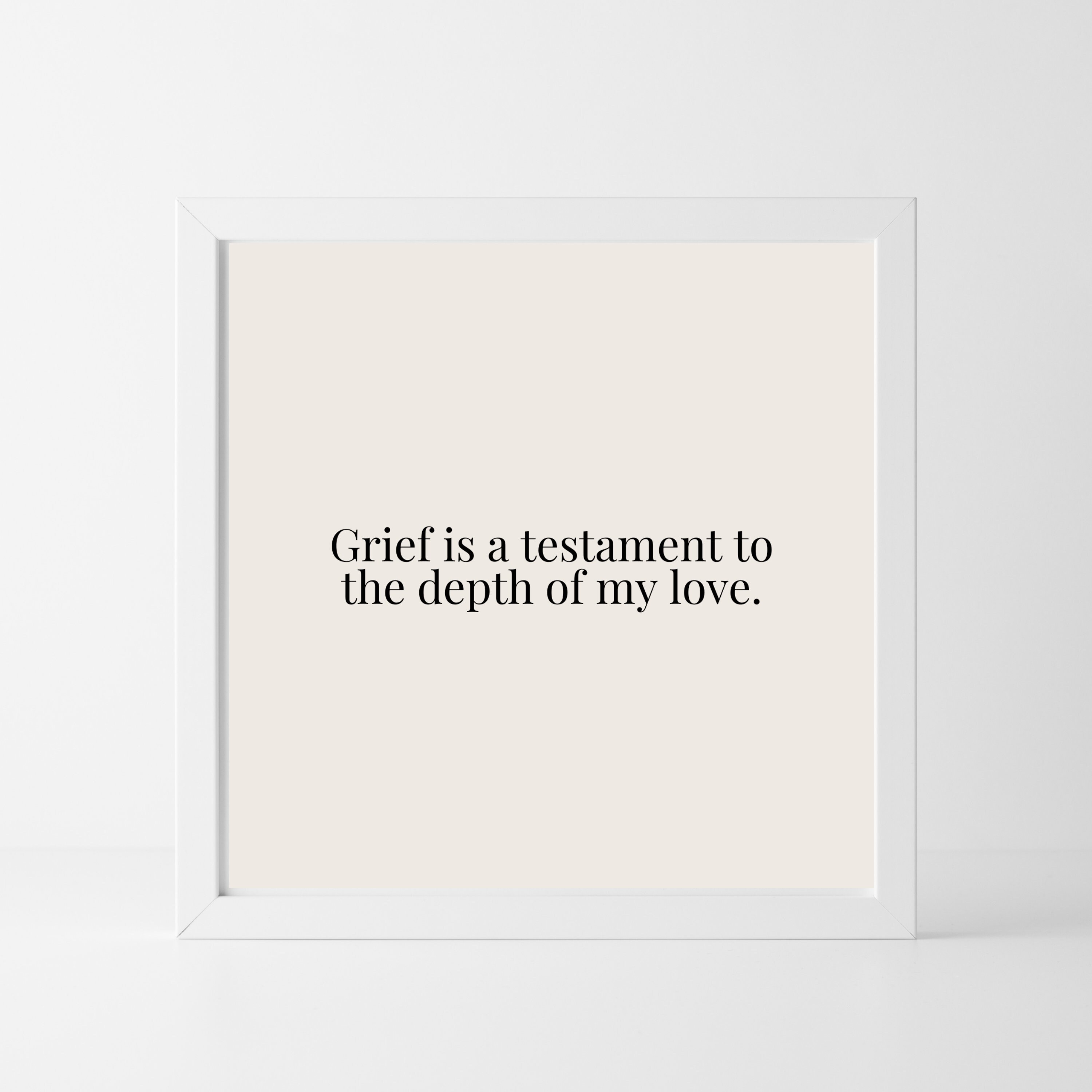 Grief Affirmation Cards: 48 Printable Bereavement Cards (digital ...