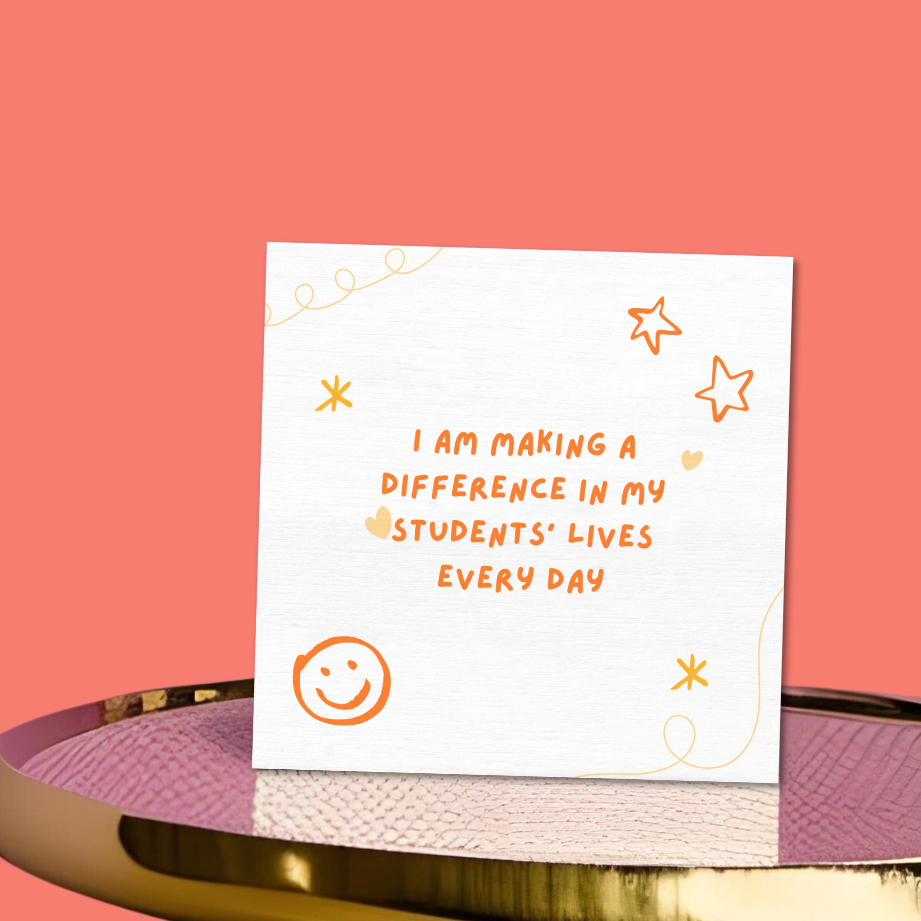 Teacher Affirmation Cards | Printable Affirmation Cards | New Teacher ...