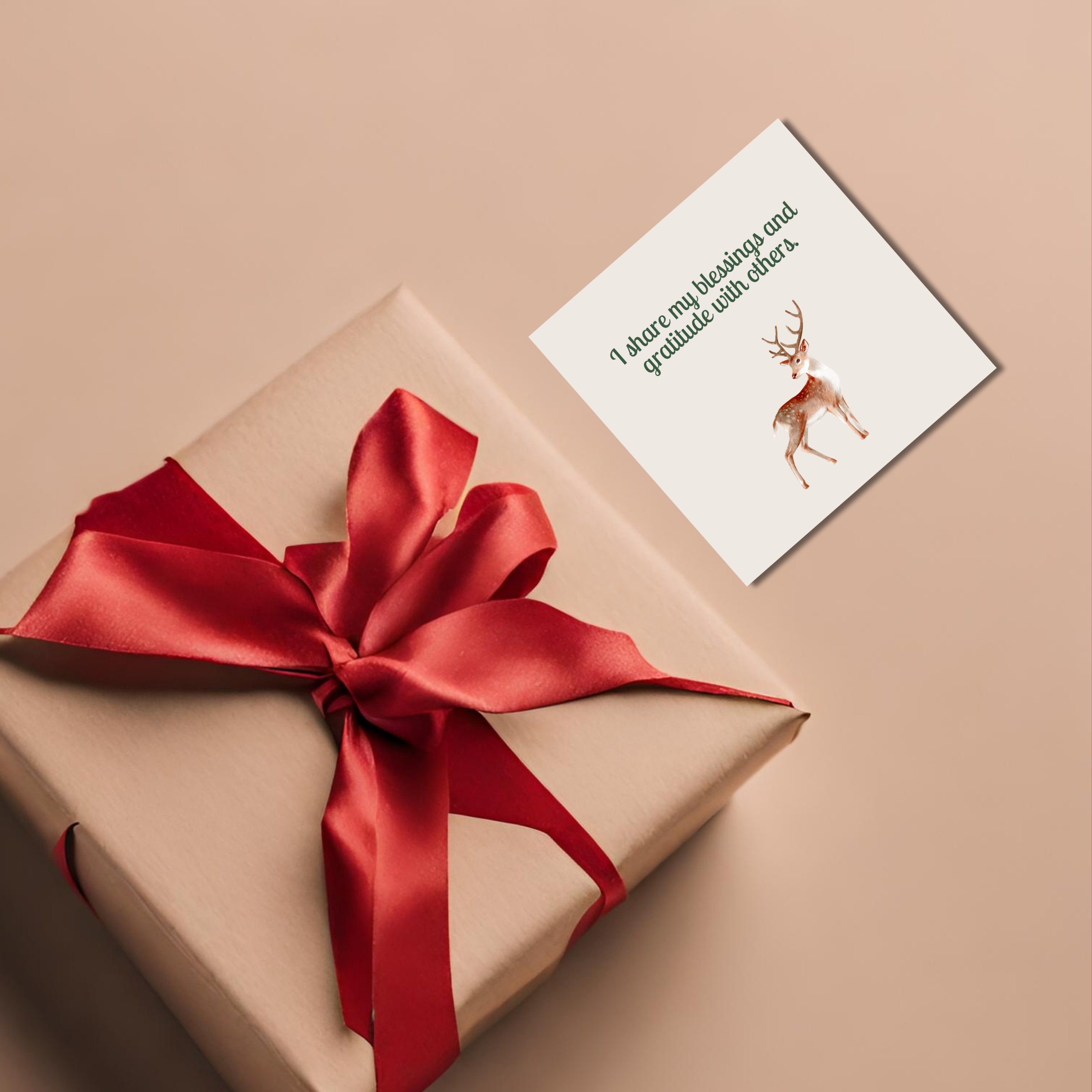 Holiday Affirmation Cards Printable Card Deck 30 Daily Positive ...