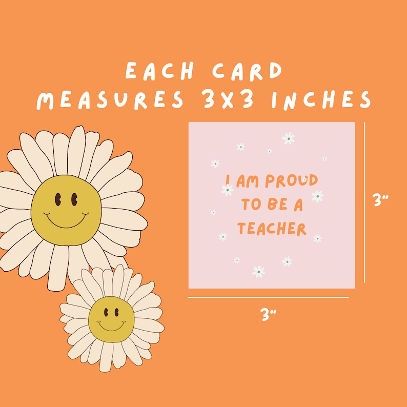 Teacher Affirmation Cards: Printable Positivity Gift (digital Download ...