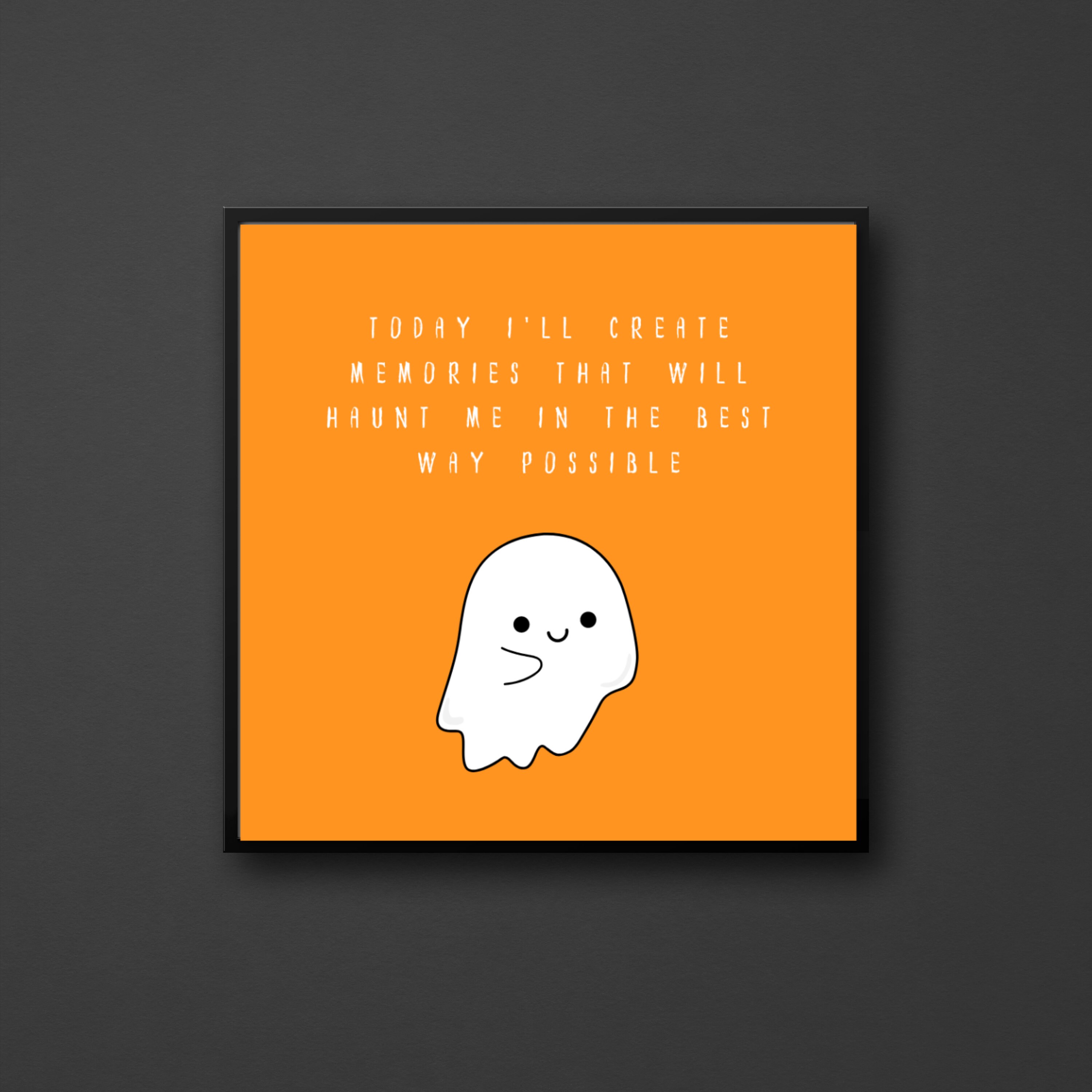 Halloween Affirmation Cards | Printable Card Deck 30 Daily Positive ...