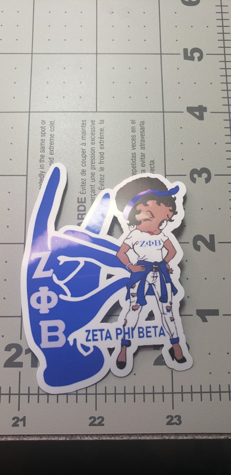 ZETA INSPIRED STICKER Decal - Etsy