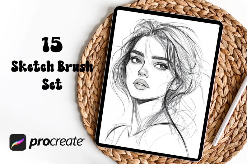 Procreate Sketch Brushes, Pencils, Textures (digital Download) - Etsy