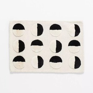 Area Rugs LUNAR Eclipse Hand Tufted Anthropologie Soft Wool Luxury Carpet for Bedroom, Dinning ...