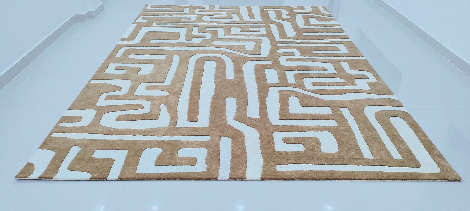 Area Rugs Walker Noble Kuba Hand Tufted Woolen Rugs for Living Room ...