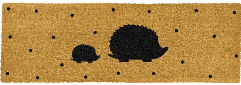 Home & Living Hedgehog Spots Patio Double Doormat Rugs etna.com.pe