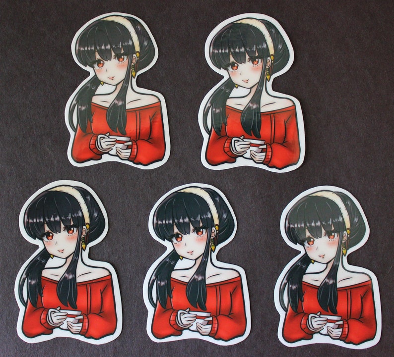 Yor Forger Vinyl Sticker Spy X Family Anime Anime Merch - Etsy