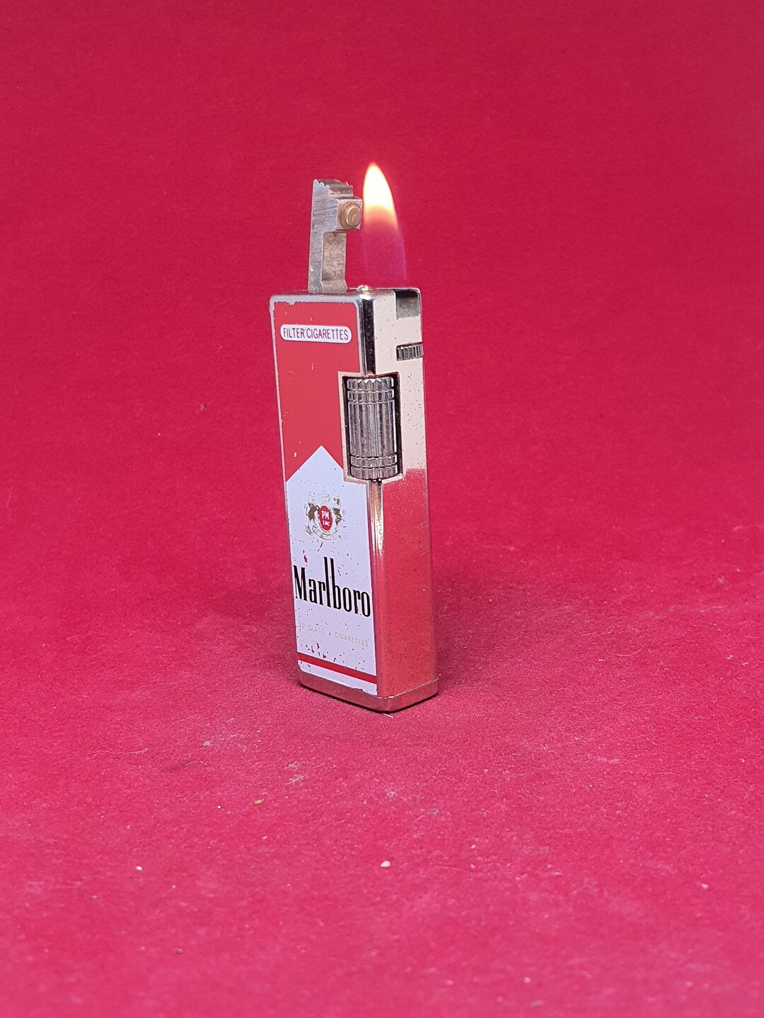 Vintage Marlboro Advertising Rolla Lighter Working - Etsy